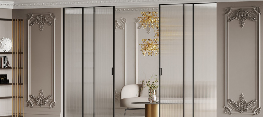 Раздвижные алюминиевые перегородки LUMIERE от Фабрики GEONA - Geona Doors